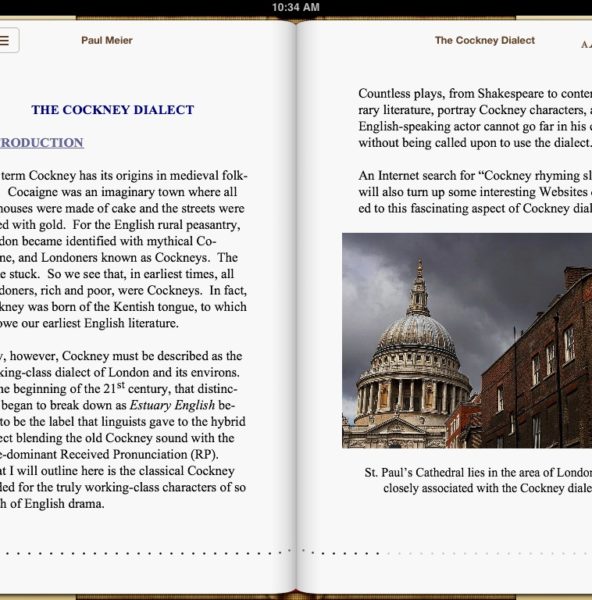 The Cockney Dialect | Paul Meier Dialect Services